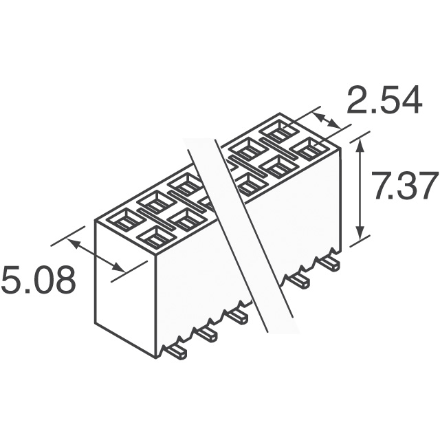 SSM-106-L-DV-A Samtec Inc. | 連接器、互連元件 | DigiKey